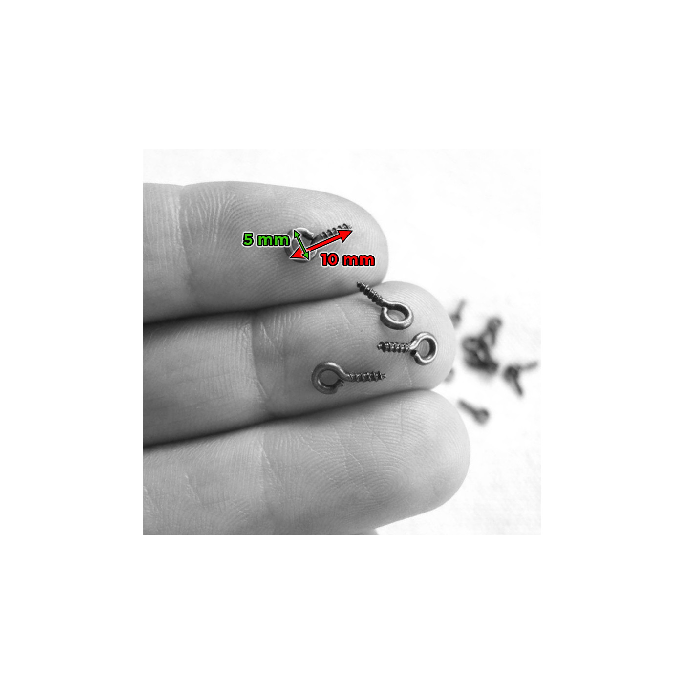 Conjunto de olhais de mini rosca (600 peças, 5x10 mm, cores diferentes ...