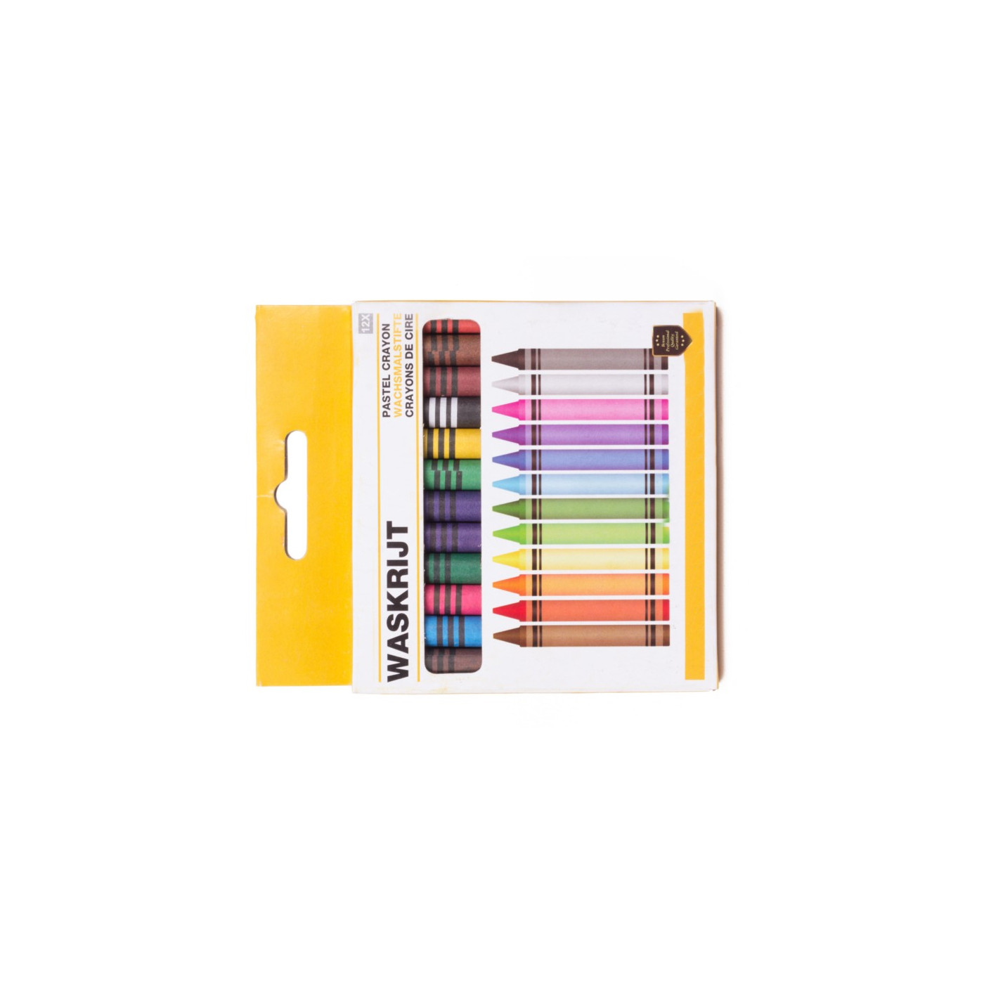 Set of 12 wax crayons (8 mm diameter) - Wood, Tools & Deco