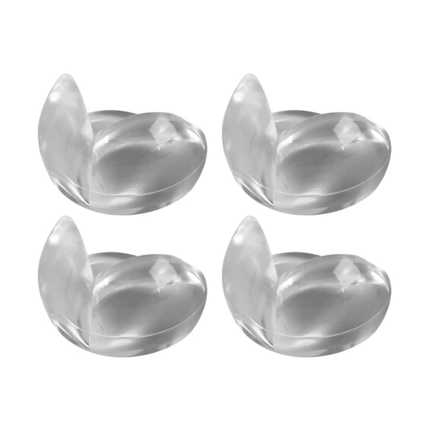 Set of 4 silicone edge protectors (prevents kids from hurting ...