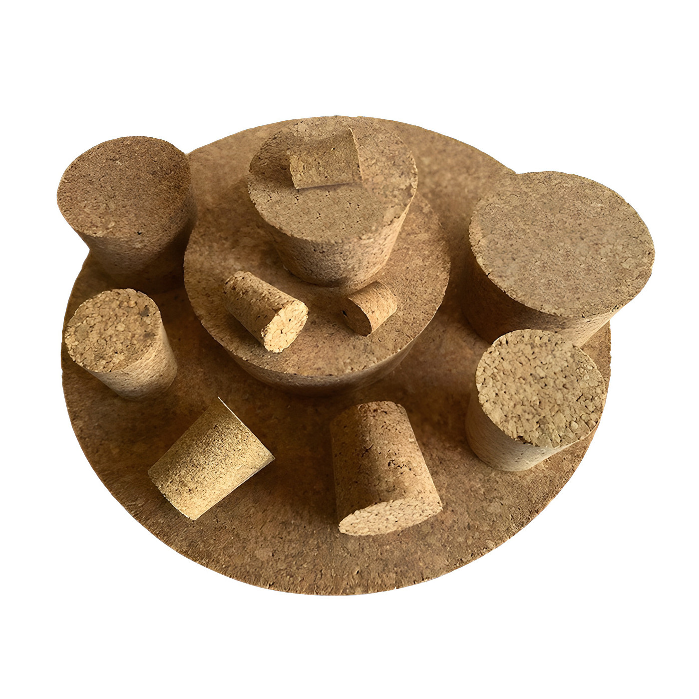 Set of 30 very small corks, 9x6x9 mm - Wood, Tools & Deco