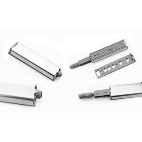Set of 12 magnetic push-to-open snappers for cupboard doors (narrow ...