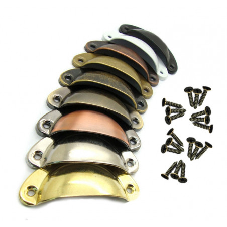 Set of 8 shell shaped handles for furniture: color 4 - Wood, Tools & Deco