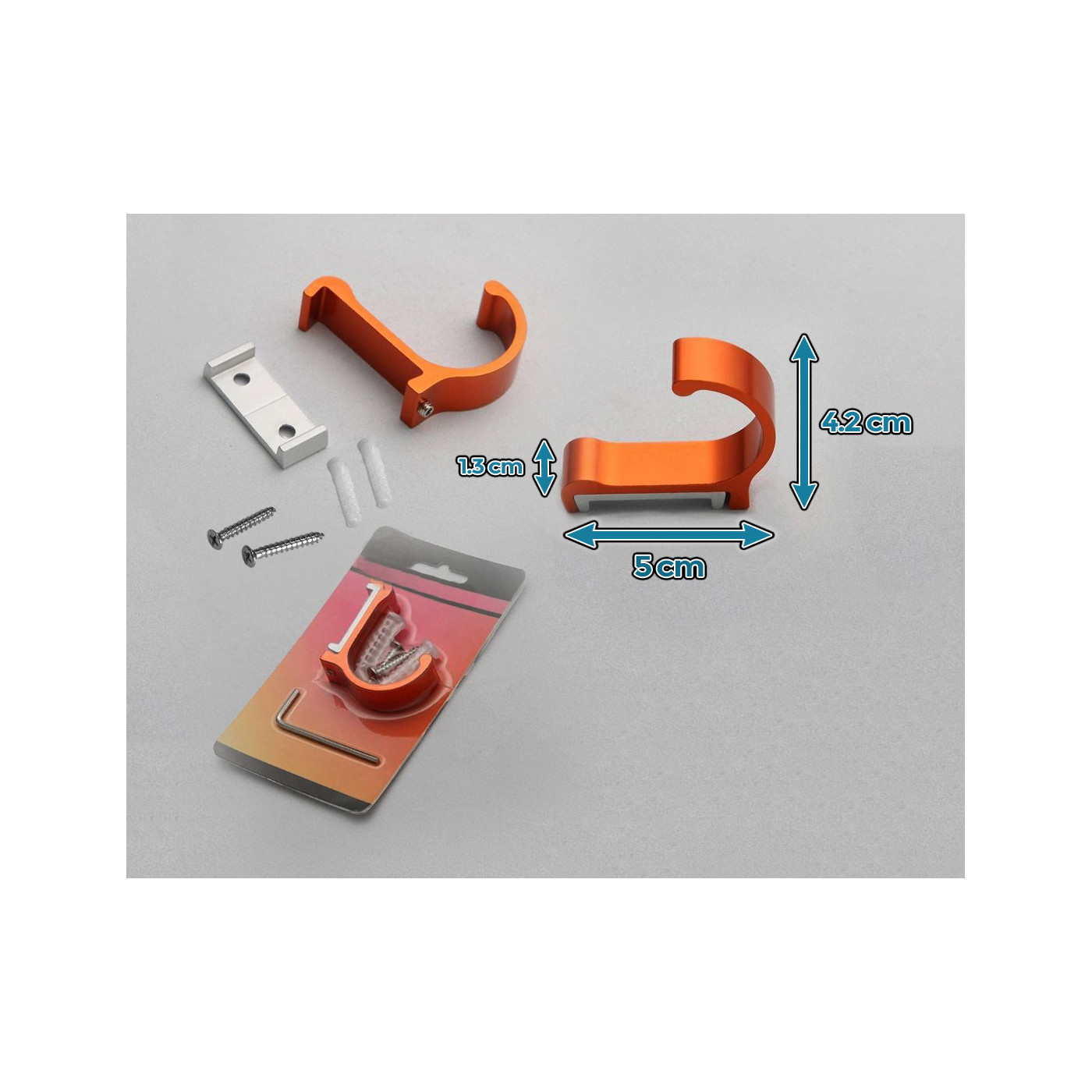 Juego de 10 ganchos de ropa / percheros de aluminio (curva, violeta ...