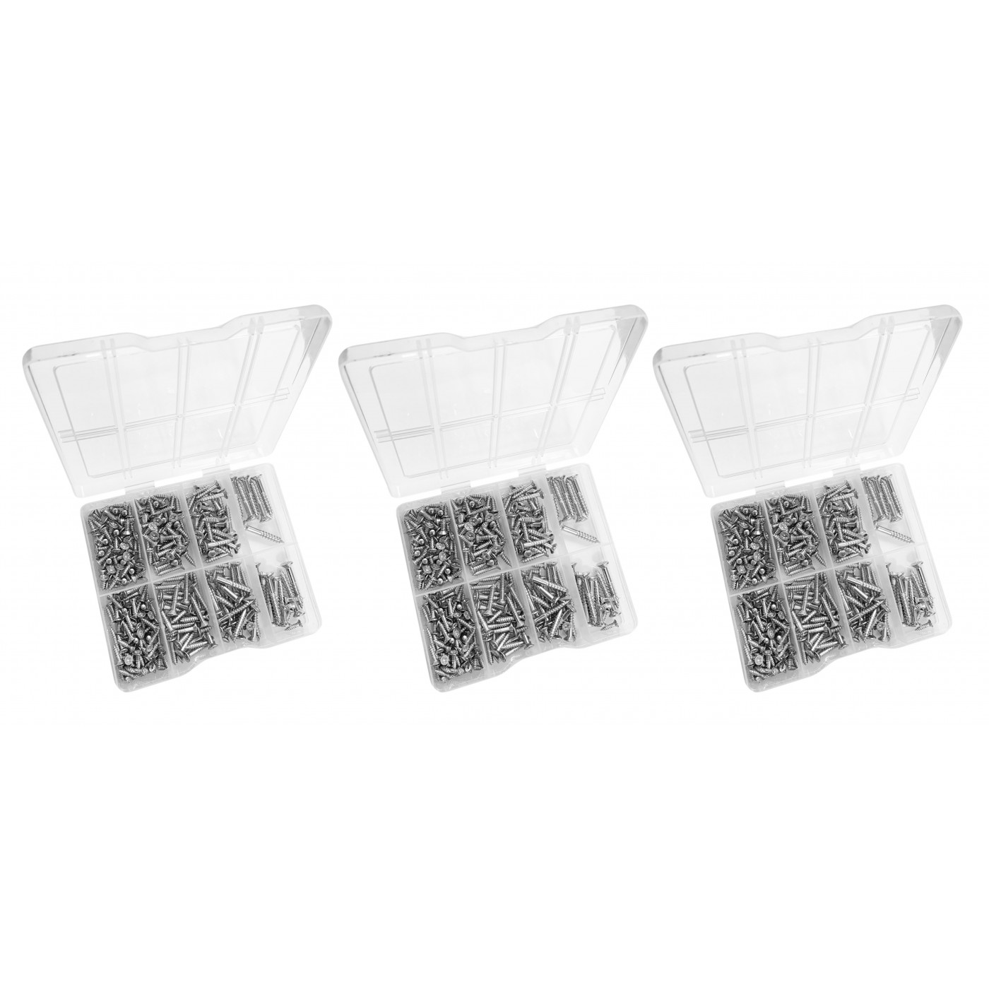 Set of 795 screws in plastic assortment boxes (2.8-5.0 mm) - Wood ...