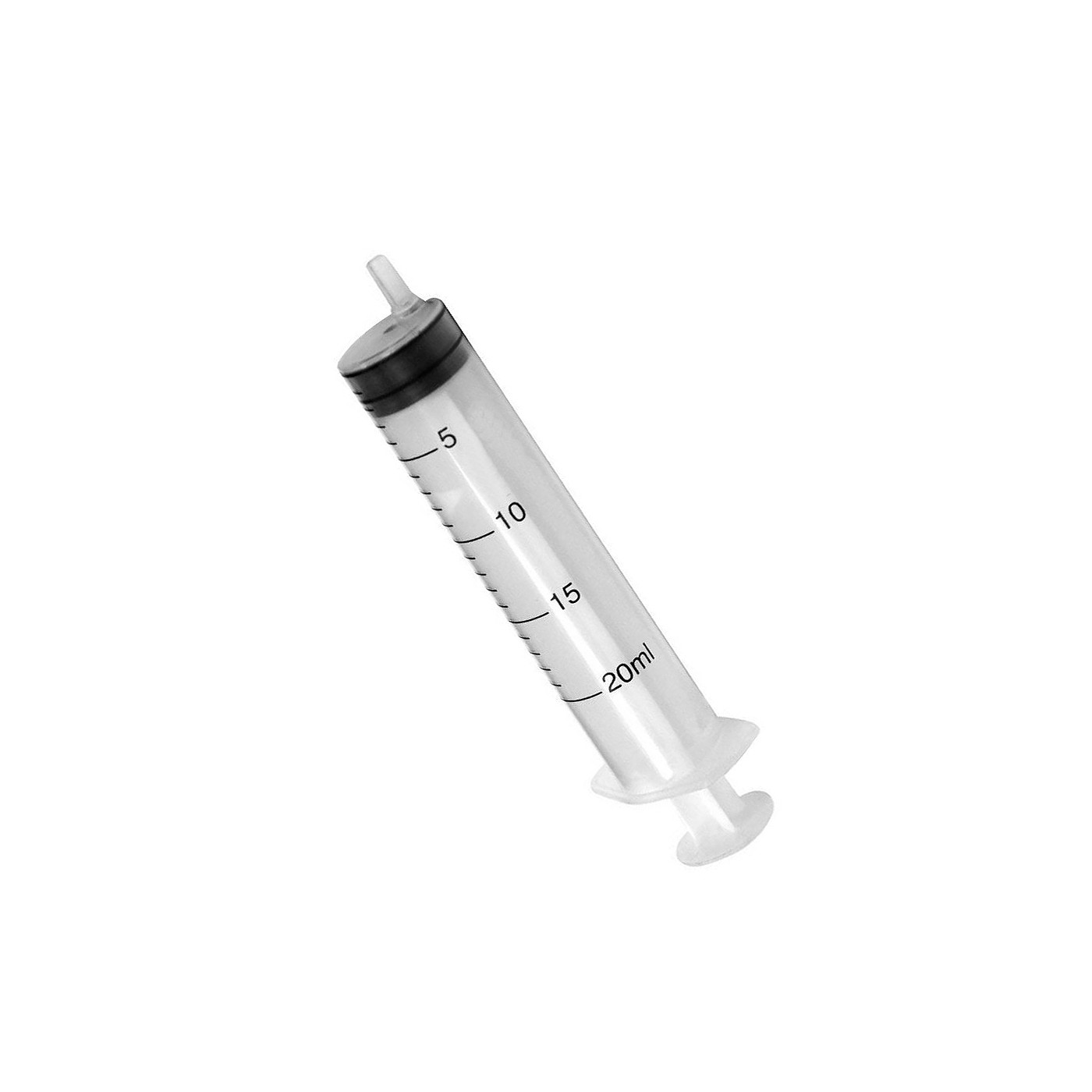 Juego de 50 jeringas (20 ml, sin aguja, blancas, para uso Juego de 50 jeringas (20 ml, sin aguja, blancas, para uso