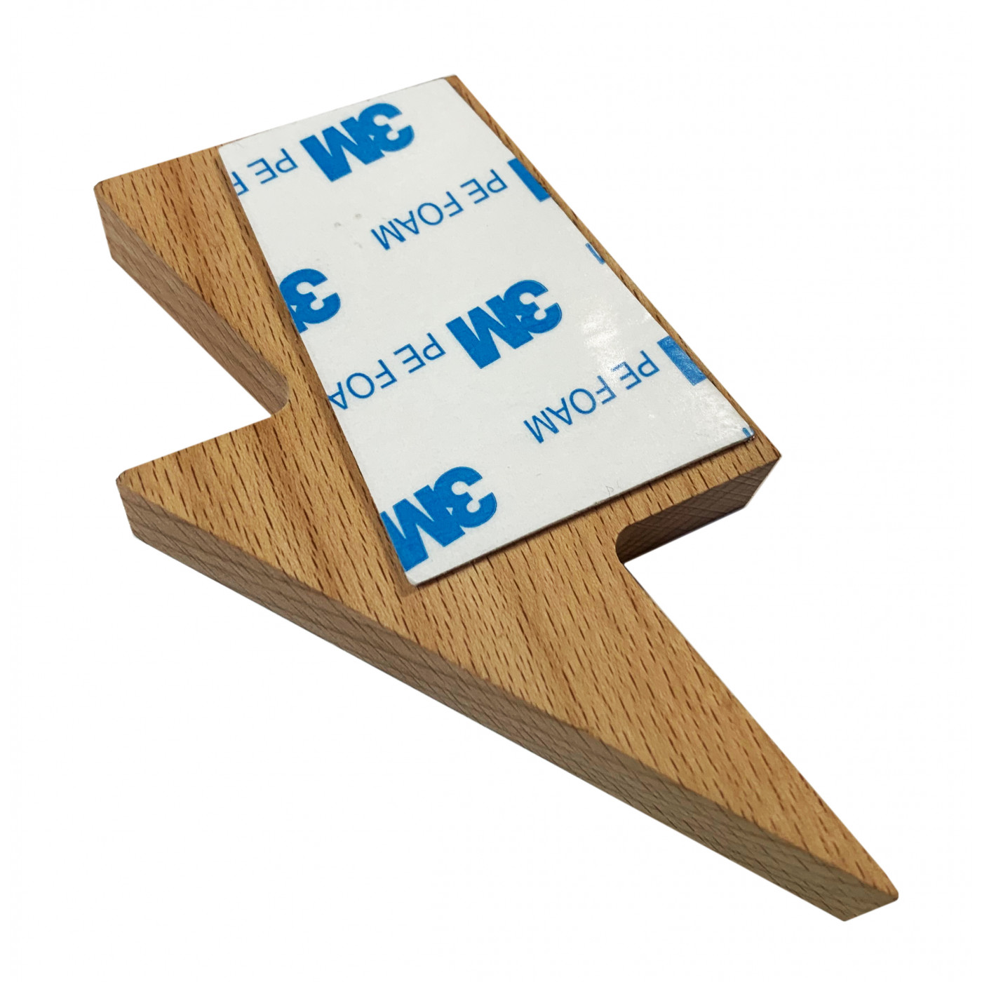 Porte-clés en bois (flèche éclair, magnétique, bois de hêtre) - Wood ...